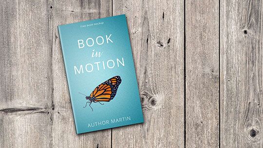 Free Book Mockups - Book In Motion