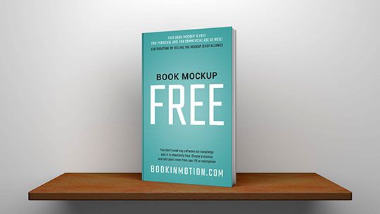 Free Book Mockups - Book In Motion